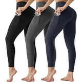 ZENFLEX 3 Pack Leggings with Pockets for Women,Butt Lift High Waisted ...