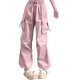 Zenfulyqe Camo Pants Women Womens Baggy Cargo Pants Streetwear Hip Hop