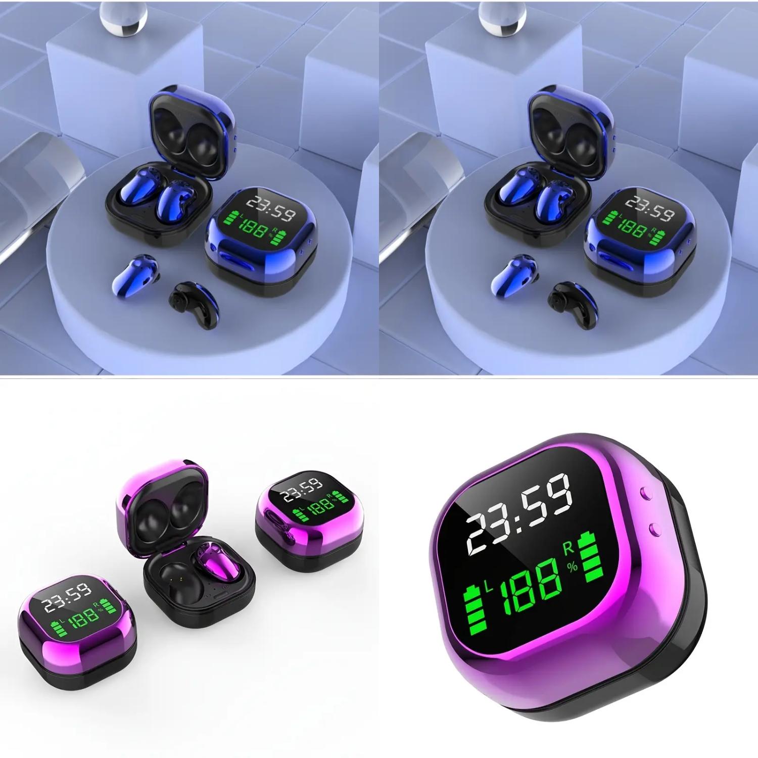 ZENGXIN Stylish Mini Clock Dial TWS Wireless Headset with Three True ...