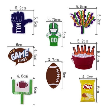 Big Dot of Happiness Grad Football - Grad Cap Decorations DIY 2024 ...