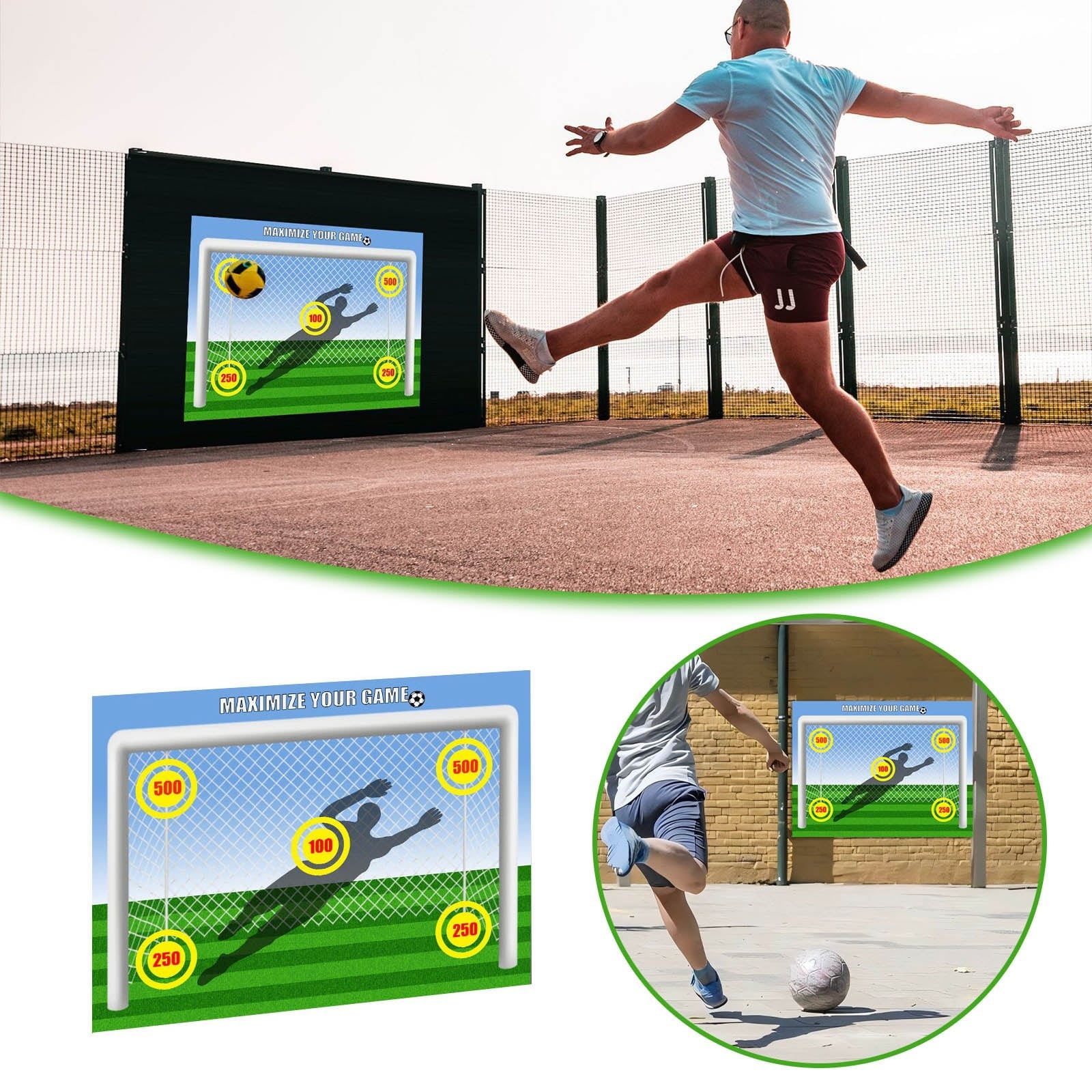 ZENMELE Football Training Hit Mat Footwork Hit Rate Training Strike Mat ...