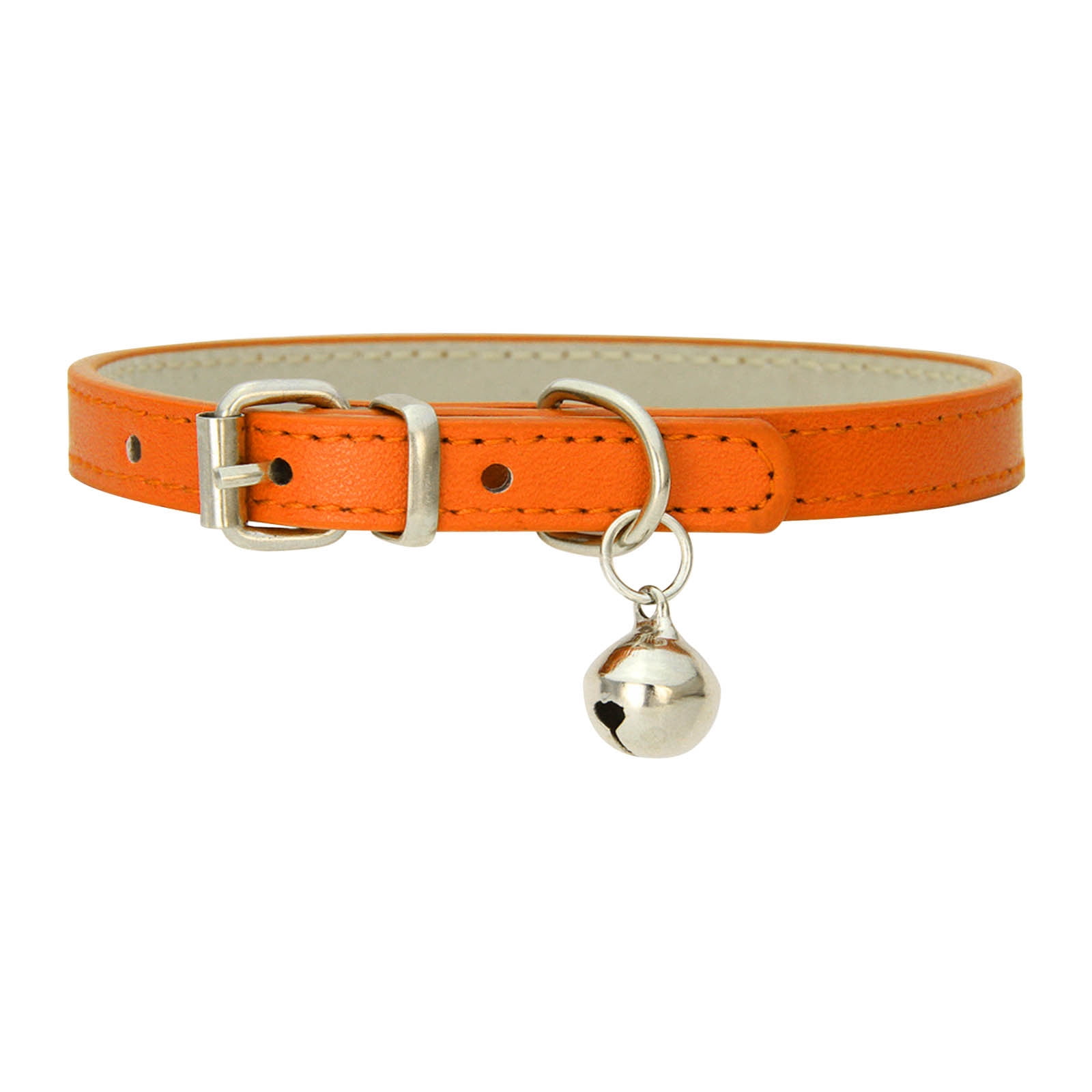 ZENMELE Pet Collar Pu Leather Dog Collar Soft Padded Breathable ...