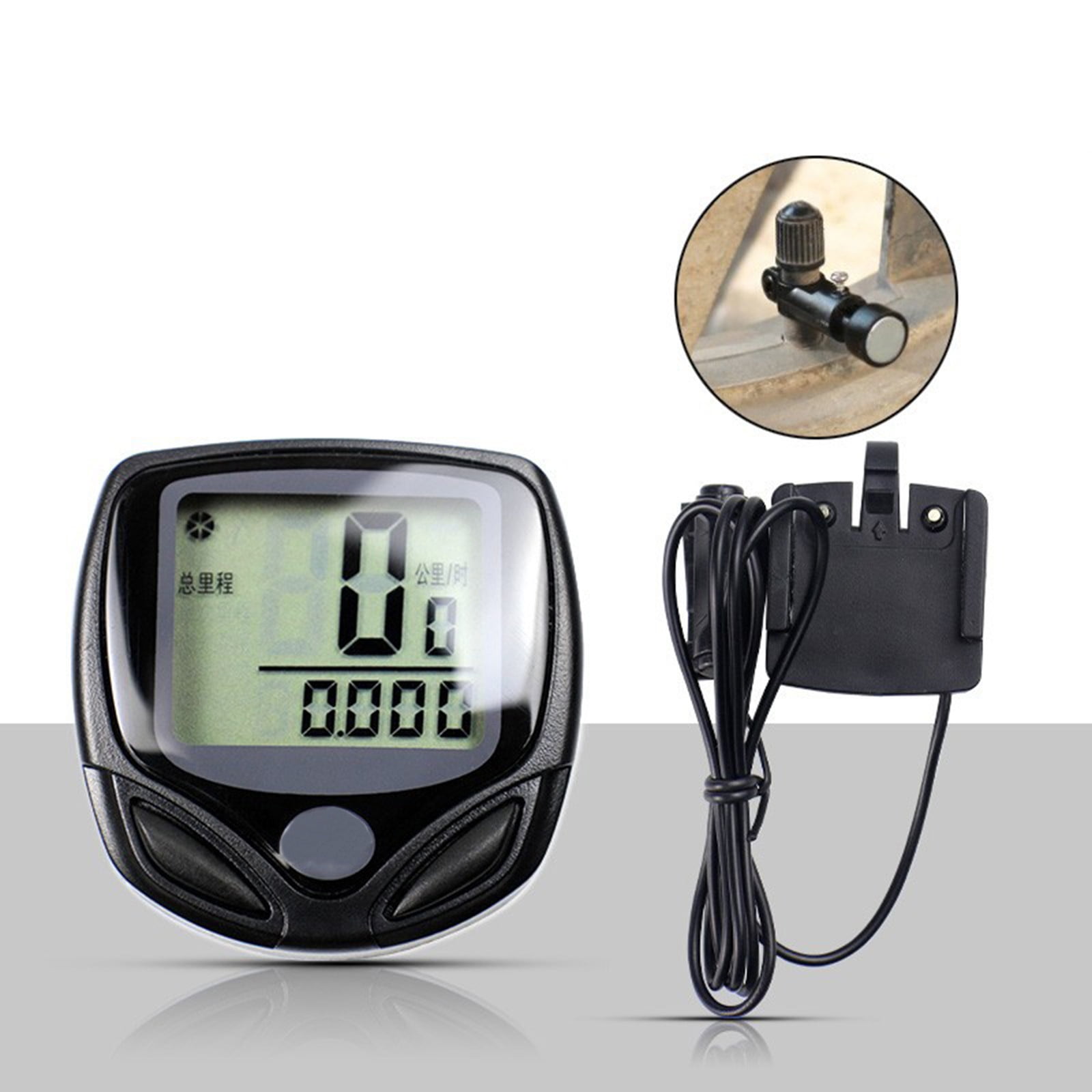 ZENMELE Wireless Road Mountain Bike Stopwatch Cycling Velocimeter ...