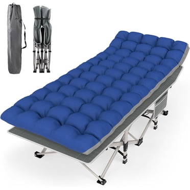 Outsunny 2 Person Comfortable Foldable Lightweight Camping Sleeping Cot ...