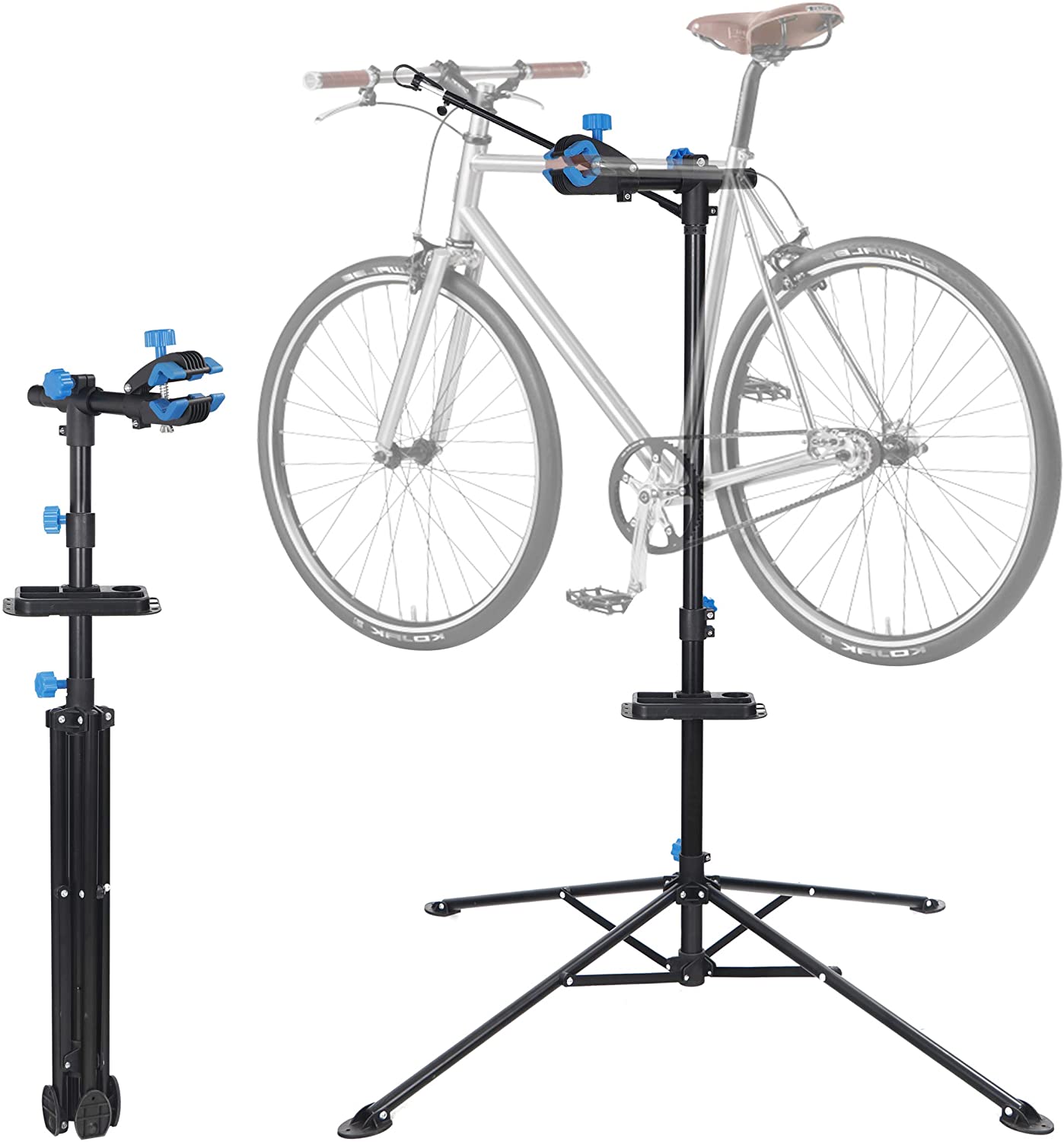 SKYSHALO Bike Repair Stand 80LBS Adjustable Maintenance Folding Bike ...
