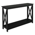 ZENSTYLE 47" Console Table X-Design Side Table with 2 Tier Storage ...