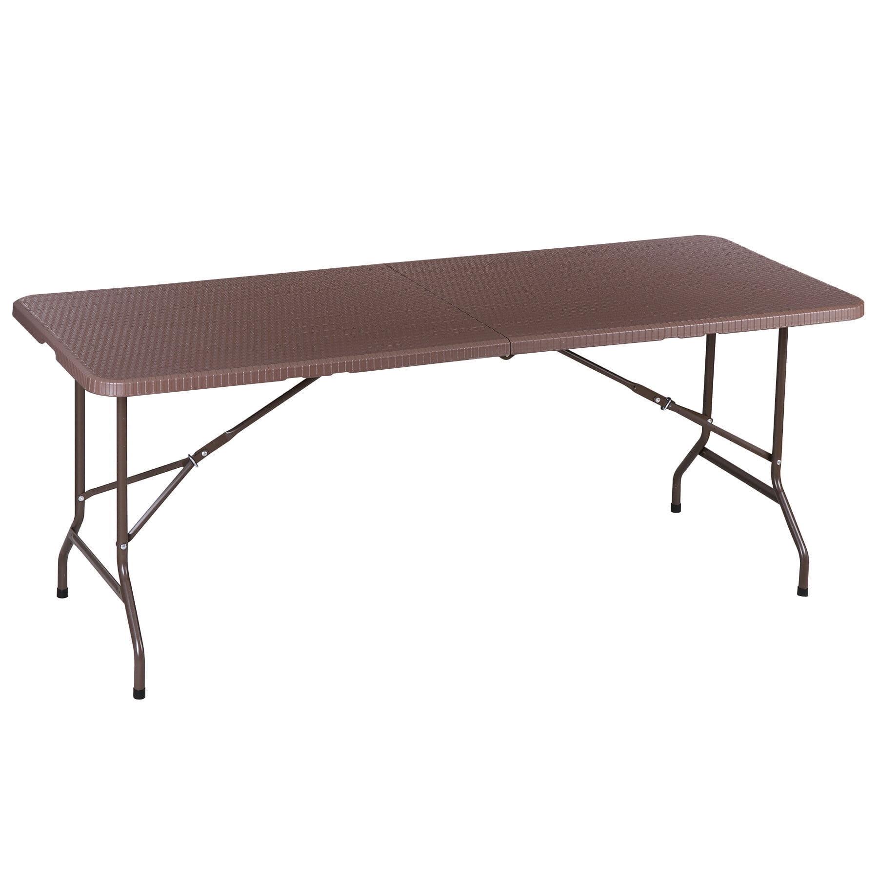 ZENSTYLE 6Ft Folding Game Table Portable Camping Table for Picnic Beach ...