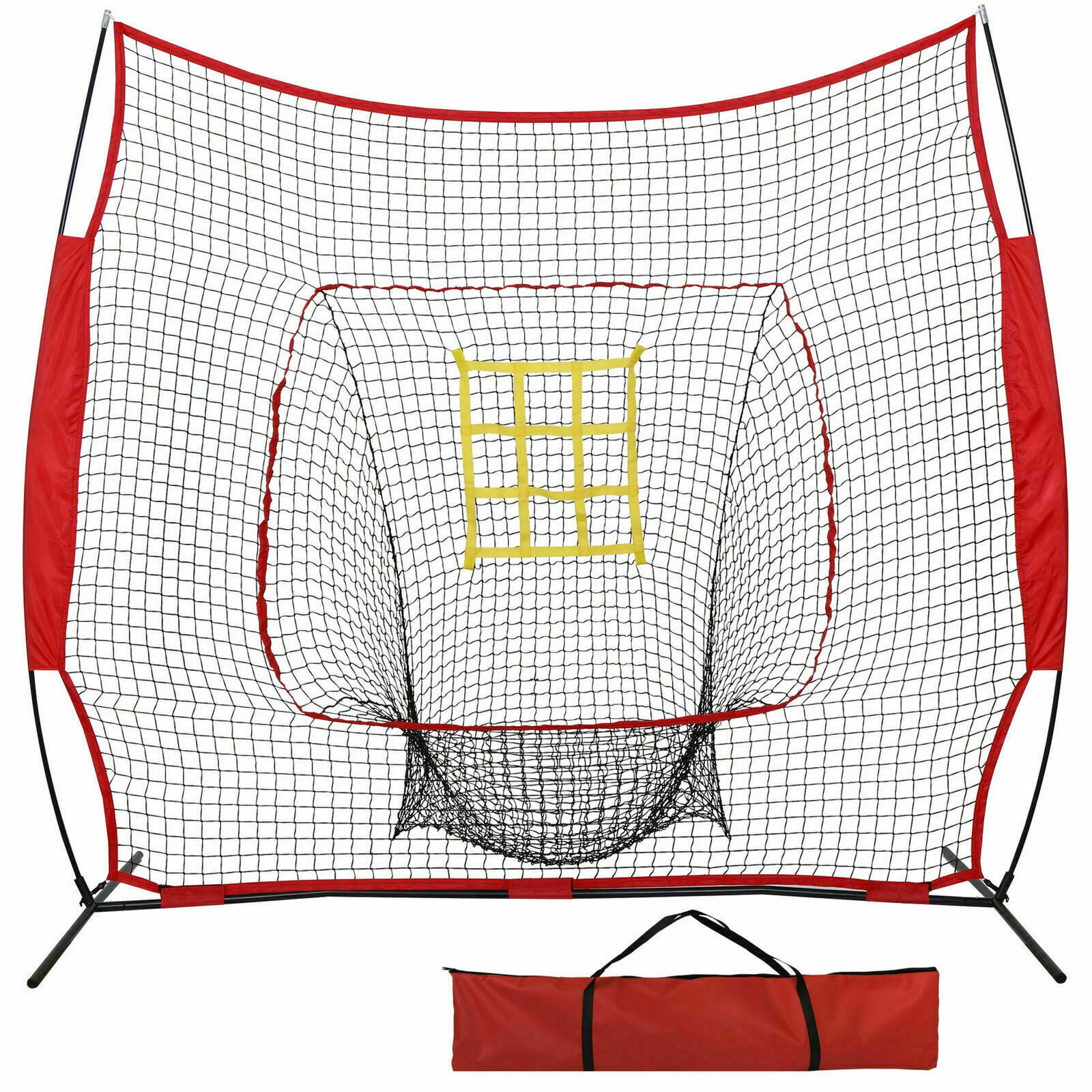 ZENSTYLE 7'7' Baseball & Softball Practice Net Portable Upgraded Strike ...