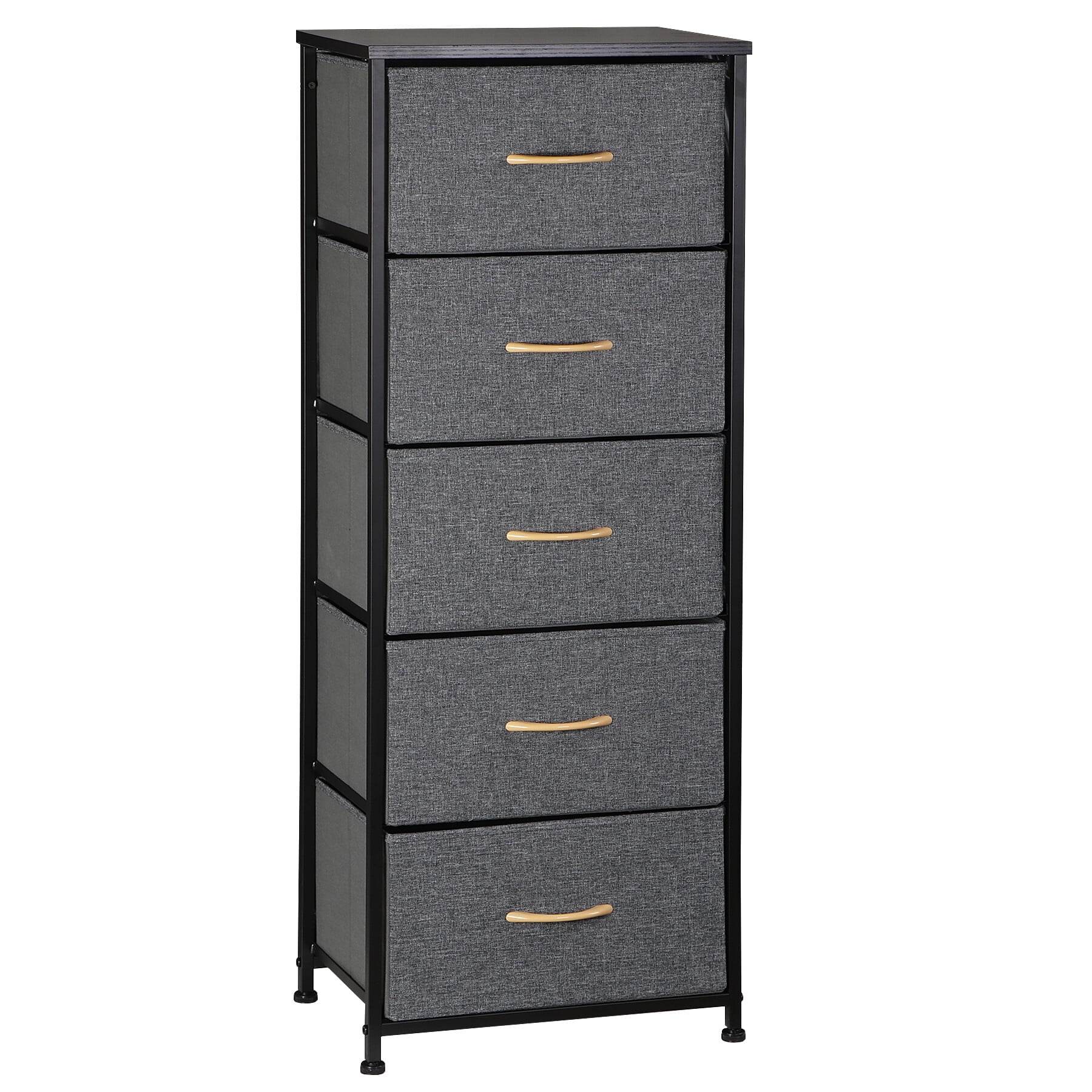 ZENSTYLE Tall Dresser Large Closet Clothes Storage Tower with 5 Drawers ...