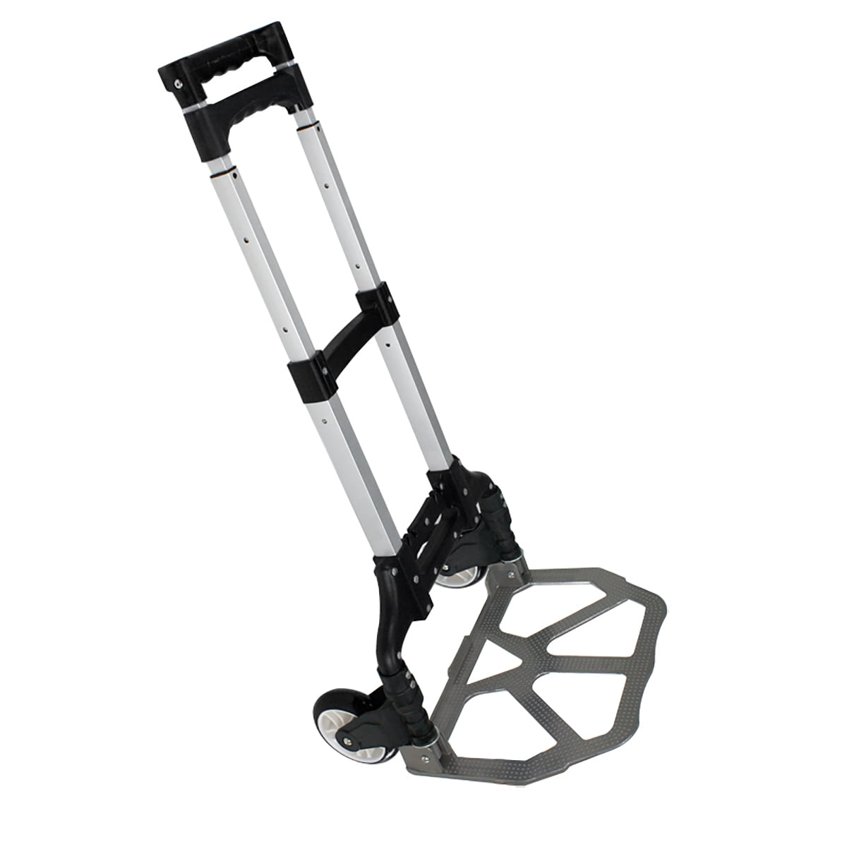 ZENSTYLE Compact Foldable Lightweight Aluminium Luggage Cart, 170lbs ...