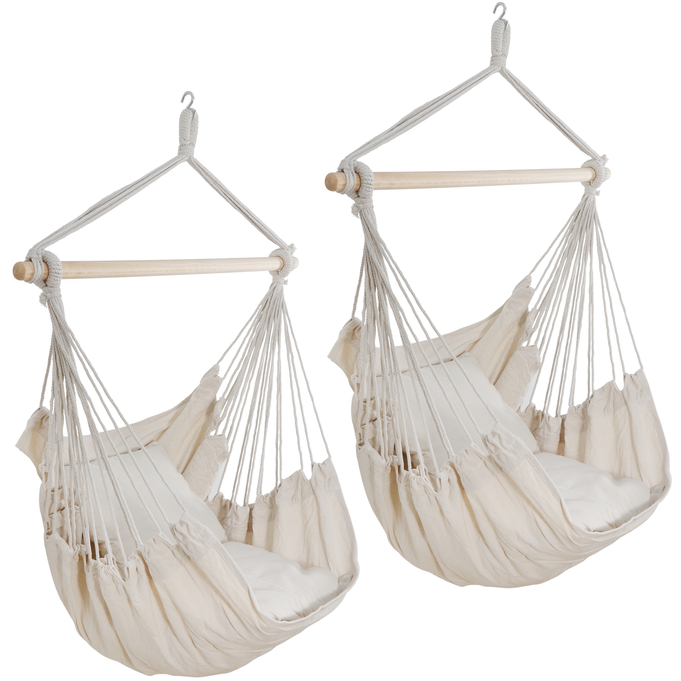 Ktaxon Chair Hanging Rope Swing Hammock Outdoor Porch Patio Yard Seat ...