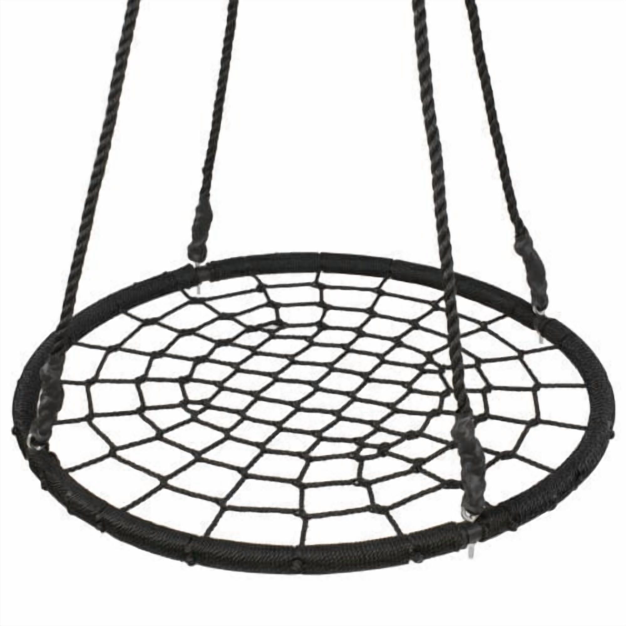 40" Kids Detachable Spider Web Tree Net Swing Set Indoor Patio ...