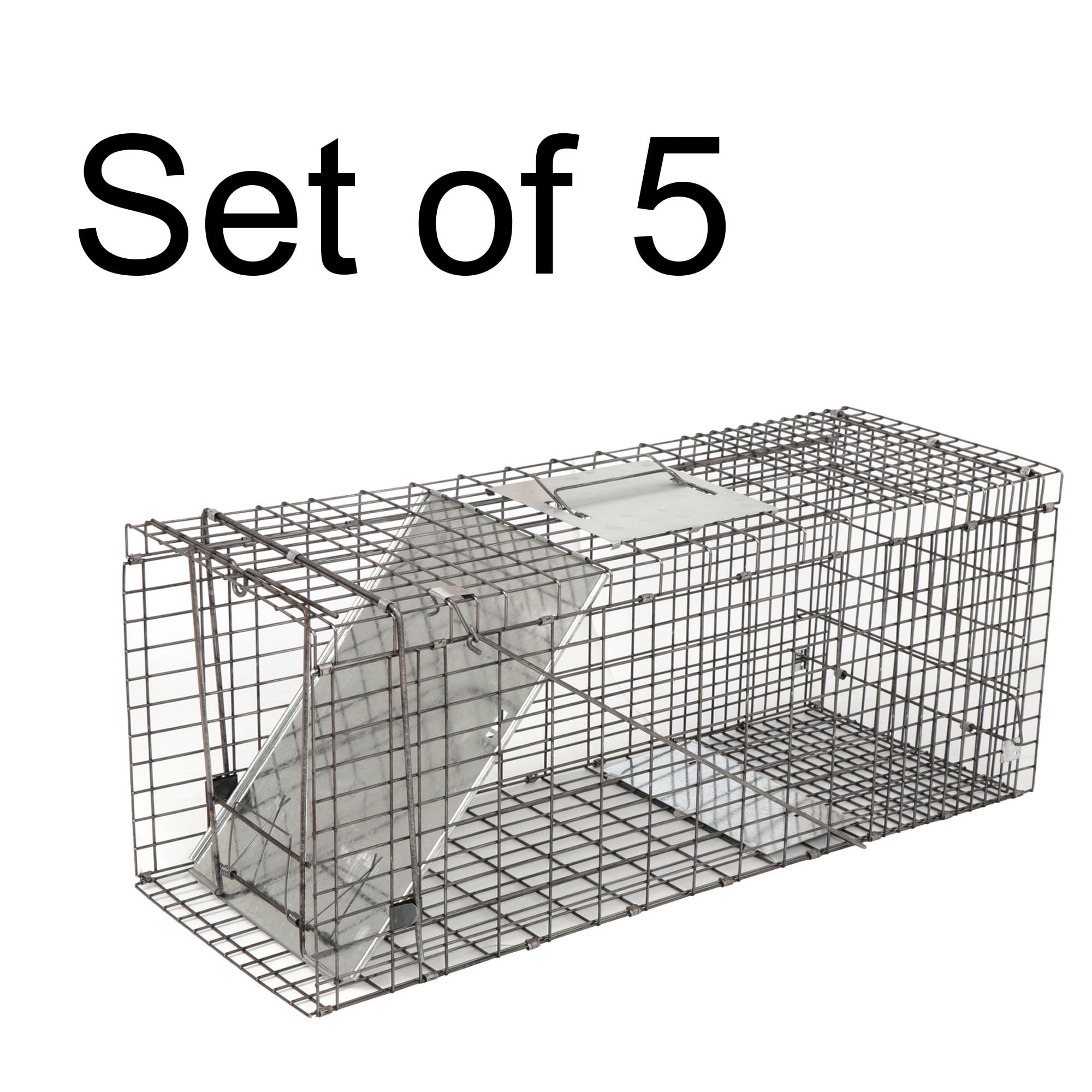 "ZenStyle 32"" Humane Animal Traps, Spring Loaded Rodent Cage - Safe ...