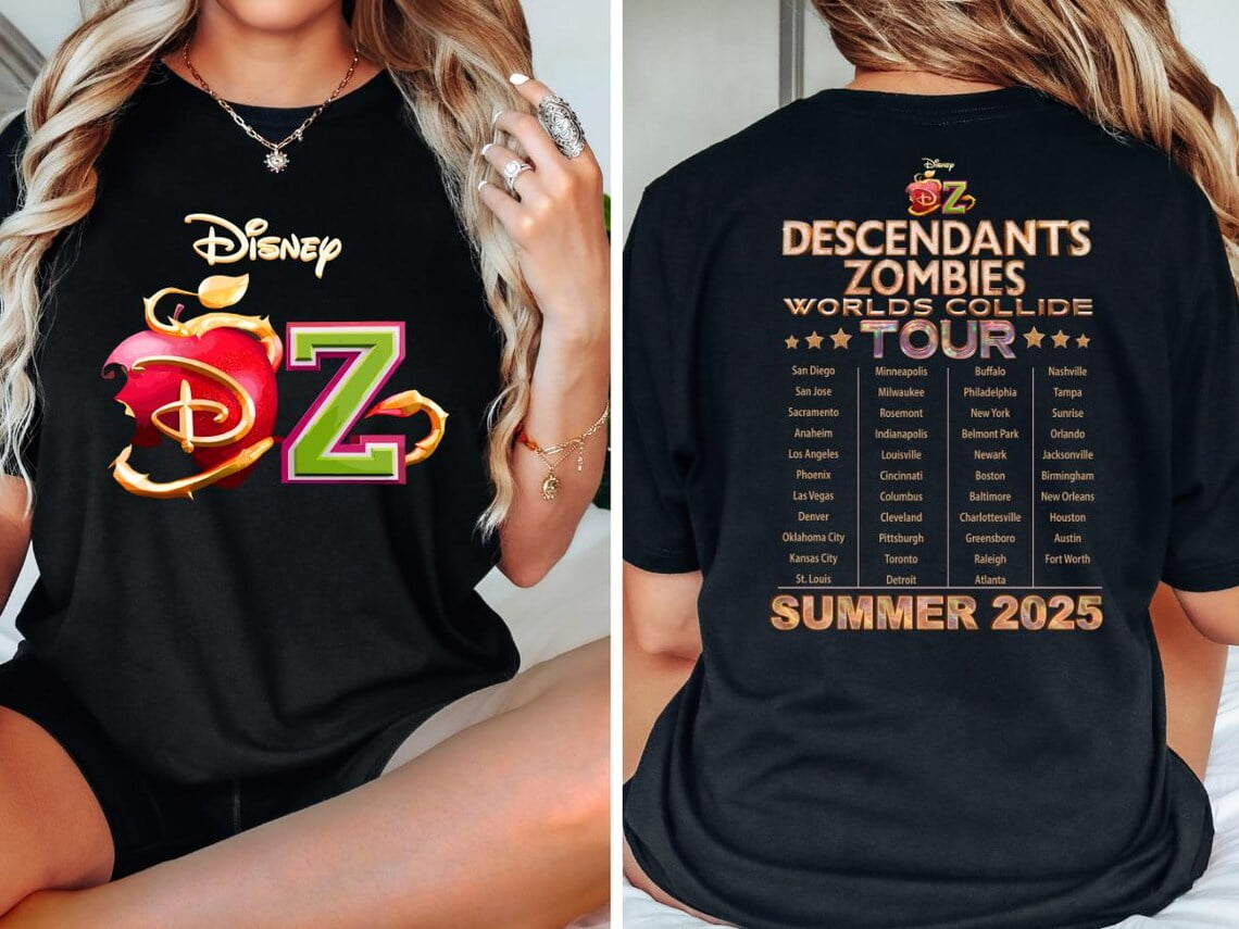 ZENUA Descendants Zombies World Tour Matching Shirt, The Rise Of Red ...
