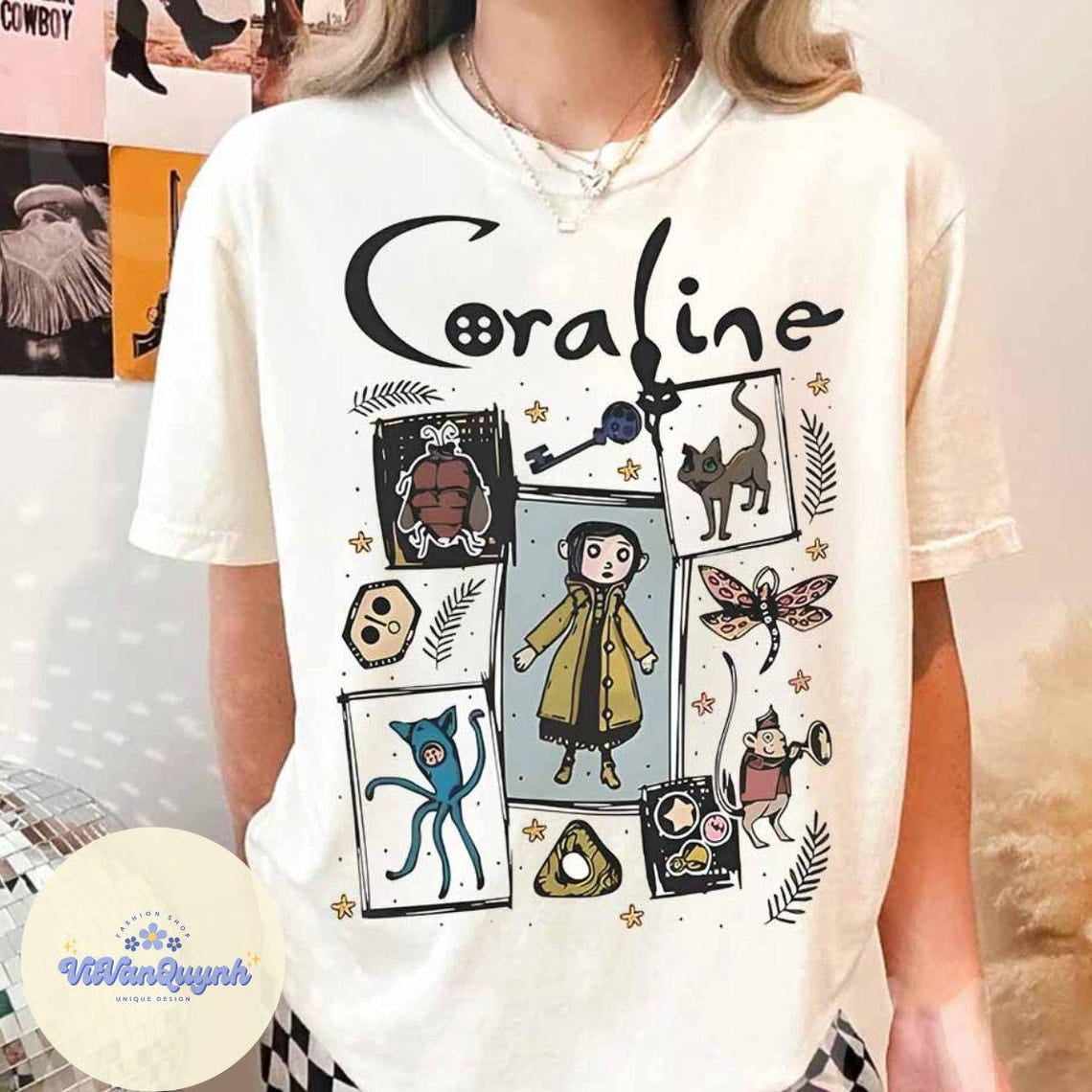 ZENUA Hal.Low.Een Doll Costume Tee, Scary Doll Hal.Low.Een Vintage ...