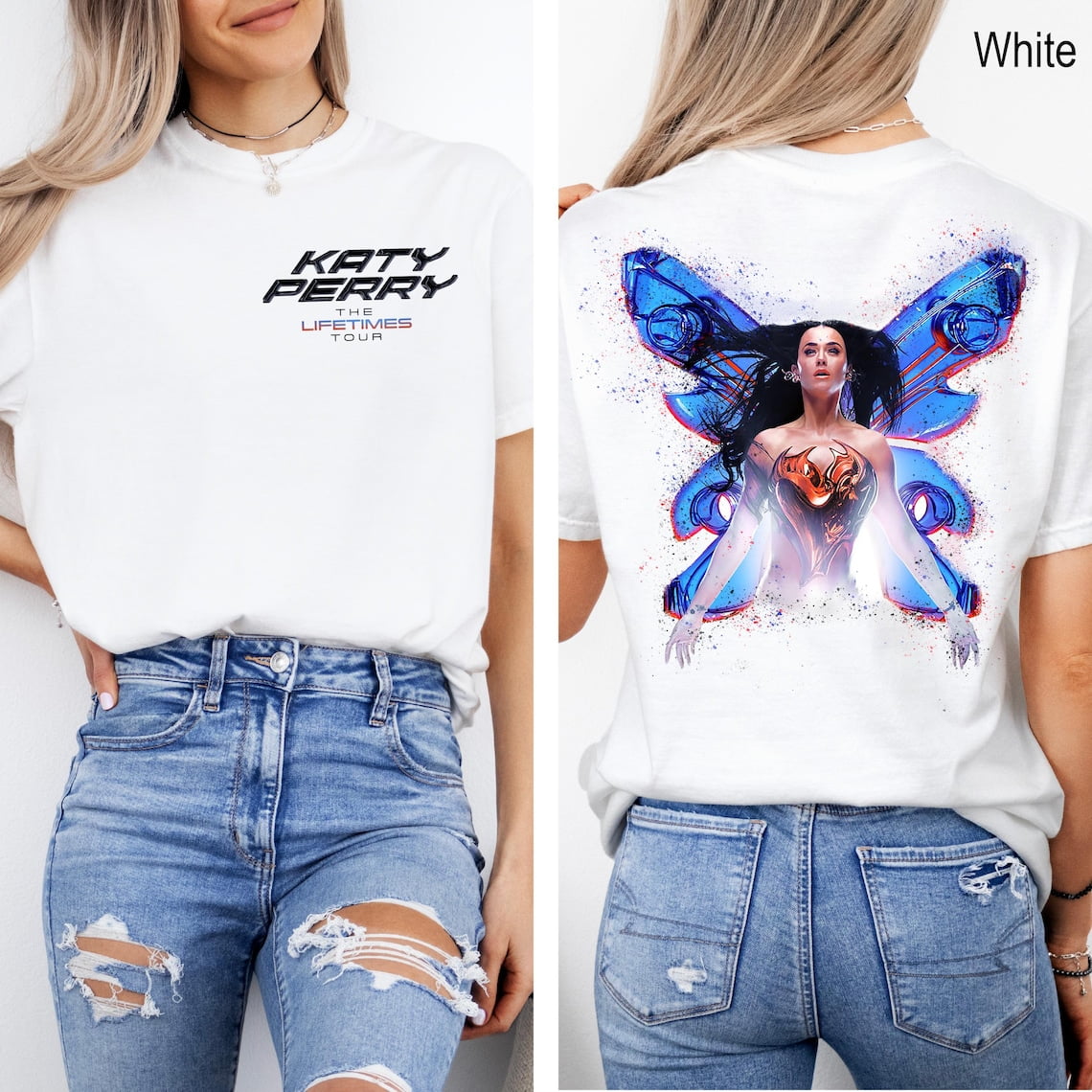 ZENUA Katy Perry Shirt, 2025 Katy Perry The Lifetime Tour Shirt, Katy ...