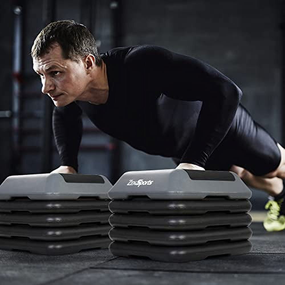 ZENY 16" x 16" High Aerobic Step Aerobics Stepper Platform with 4 ...