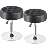 ZENY 2 Pieces Adjustable Swivel Makeup Metal Frame Salon Stool Modern ...