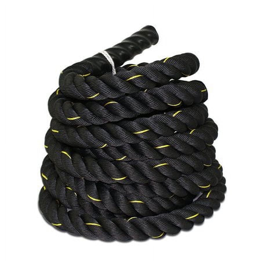 "Zeny 50ft Battle Rope for Gym Exercise & Weight Loss, 1.5"" Width Poly ...