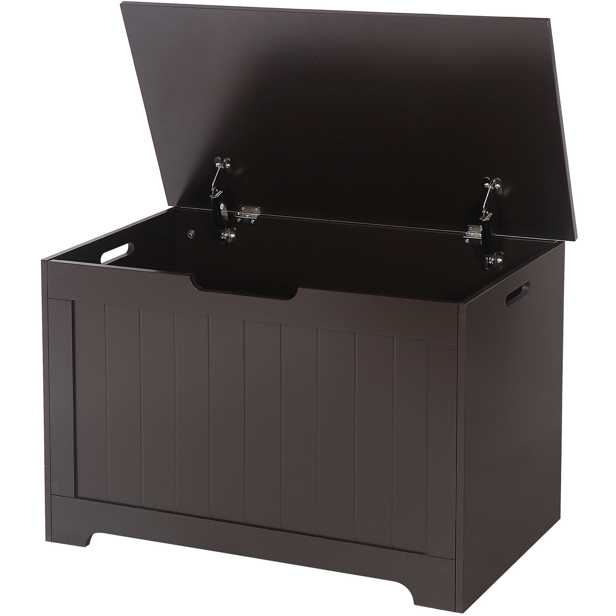 ZENY Lightweight MDF Storage Box, Versatile Bench with Safety Hinges ...