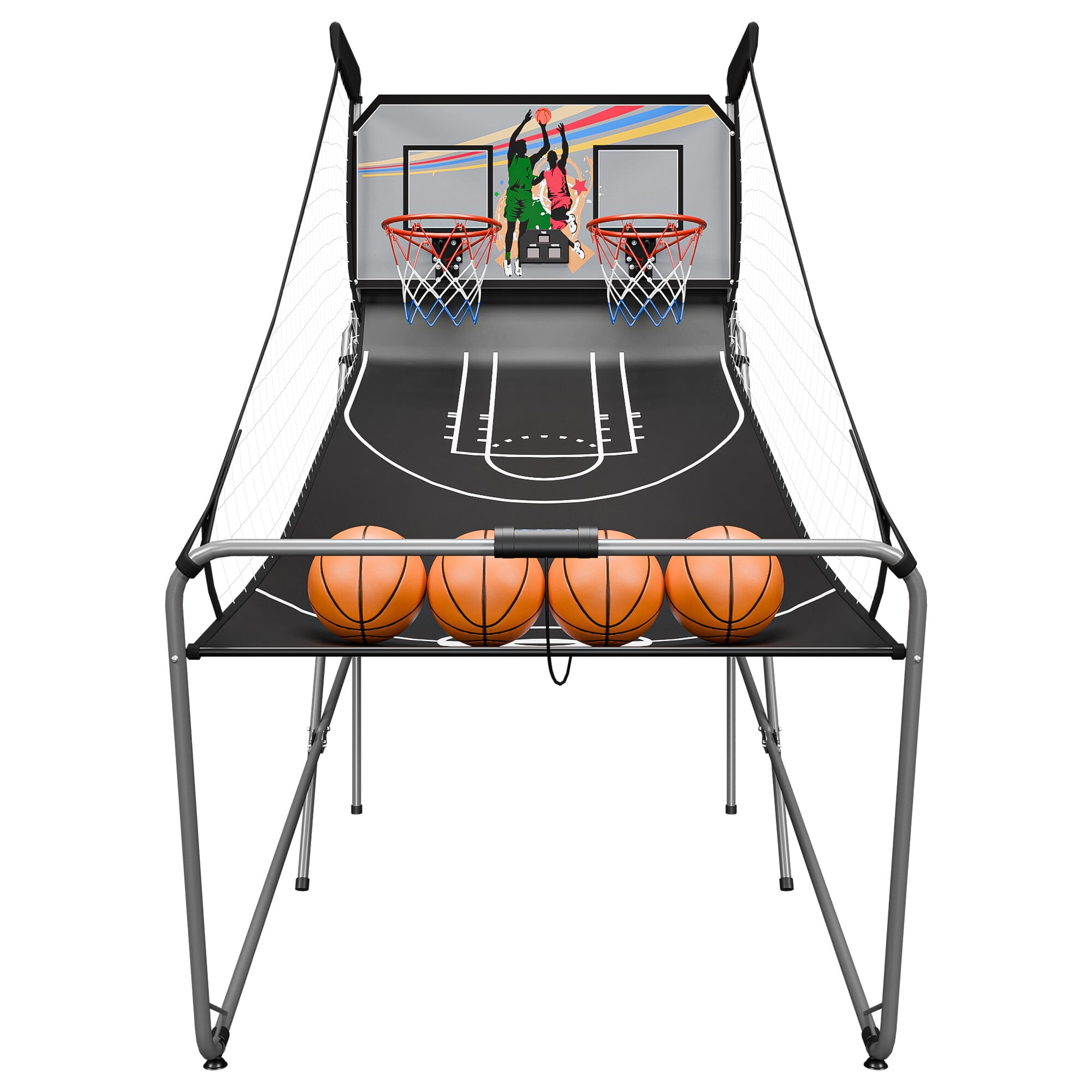 ZENY Electronic Double Shot Basketball Arcade Game Foldable 2-Player ...