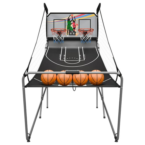 Arcade Basketball Game Set - Single Shot, Black - Walmart.com