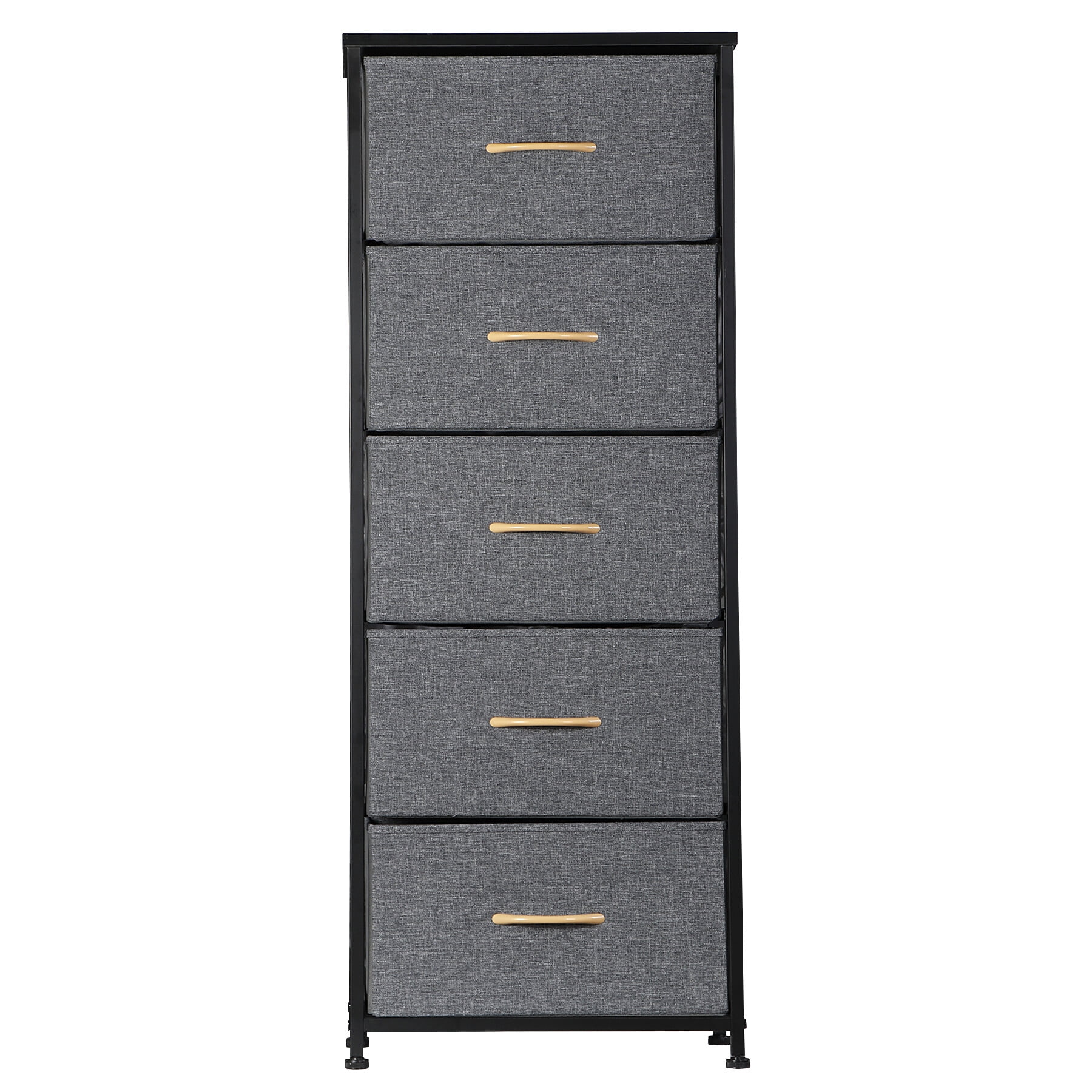 ZENY Tall Slim Bedroom Fabric Upright Dresser, Large Storage Tower with ...