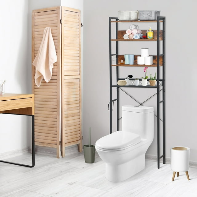 Free Shipping! ZENY Home Bathroom Metal Frame Over-the-toilet Storage ...