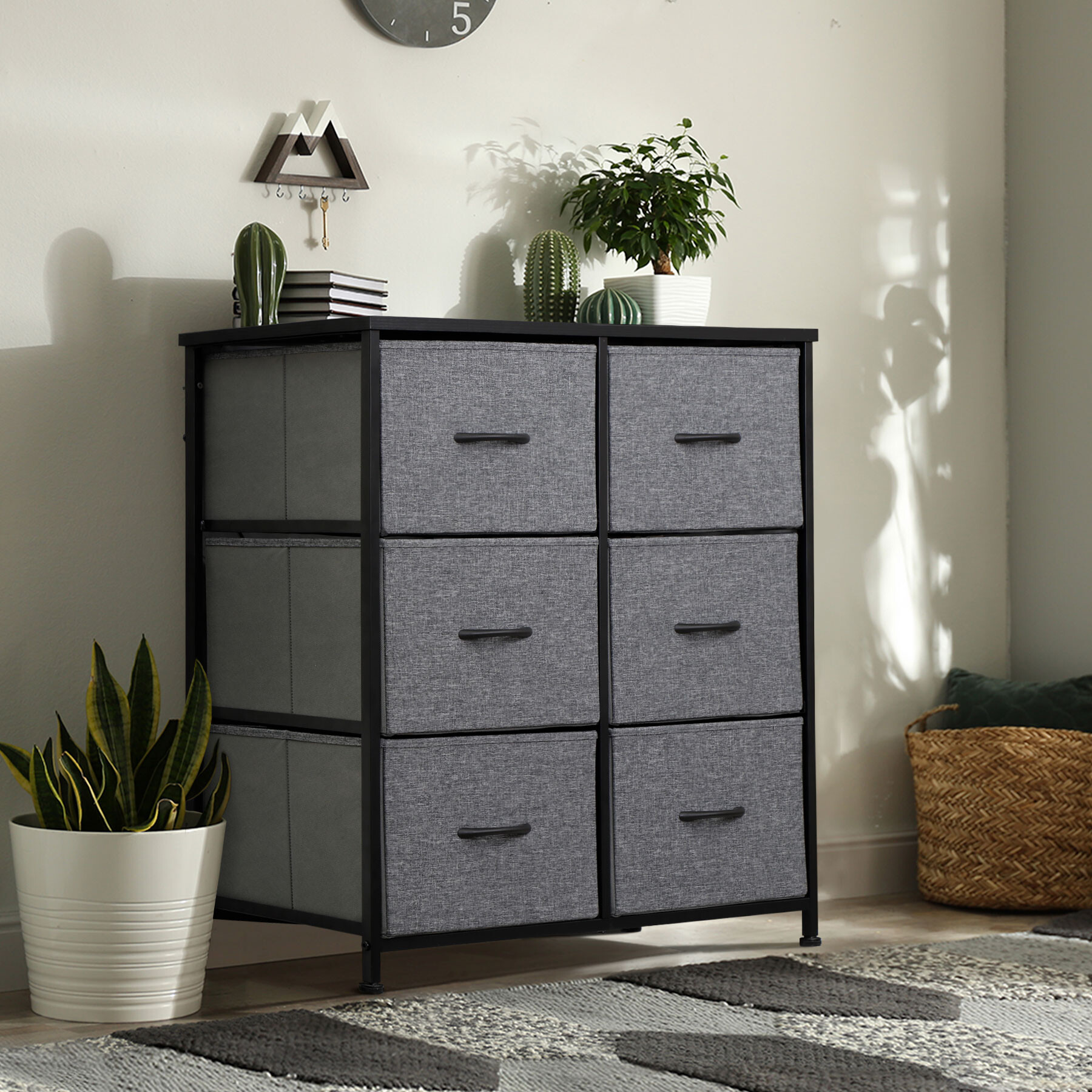 Acme Cargo Container Style Metal Frame Nightstand, Multiple Colors ...