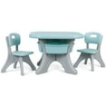 ZENY Kids Table and Chair Set 3 Piece Activity Table w/ Detachable Toy ...