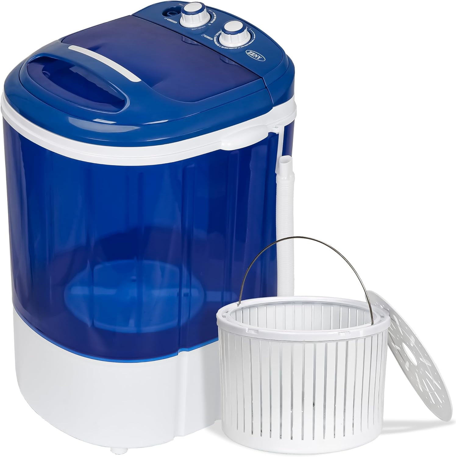 ZENY Portable Mini Washing Machine 8 lbs Washing Capacity Semi ...
