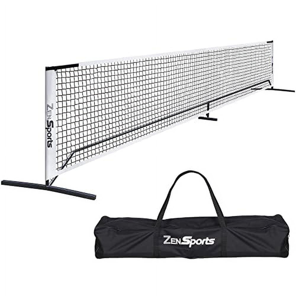 ZENY Portable Pickleball Net Set System with Metal Frame Stand and ...