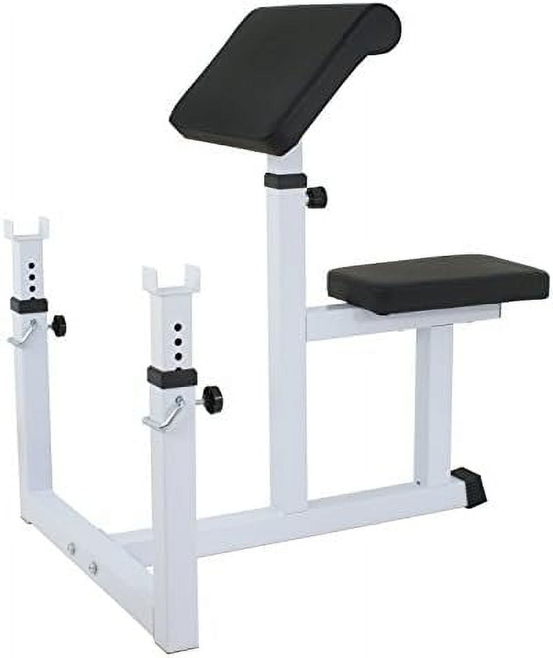 ZENY Preacher Curl Bench Arm Curl Weight Bench Weightlifting, Biceps ...