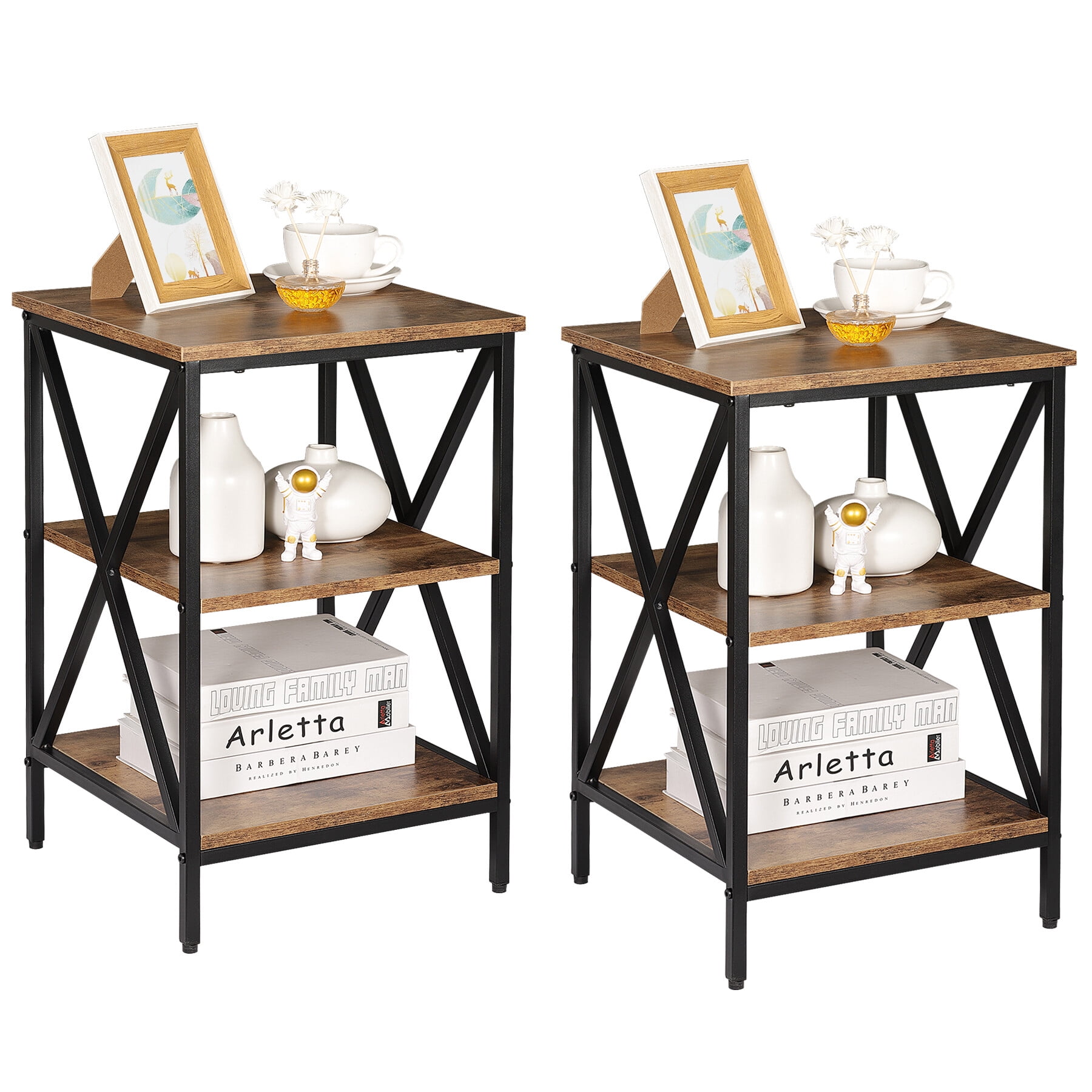 ZENY Set of Two x-Design Storage Organizer Display Rack Bookshelf ...