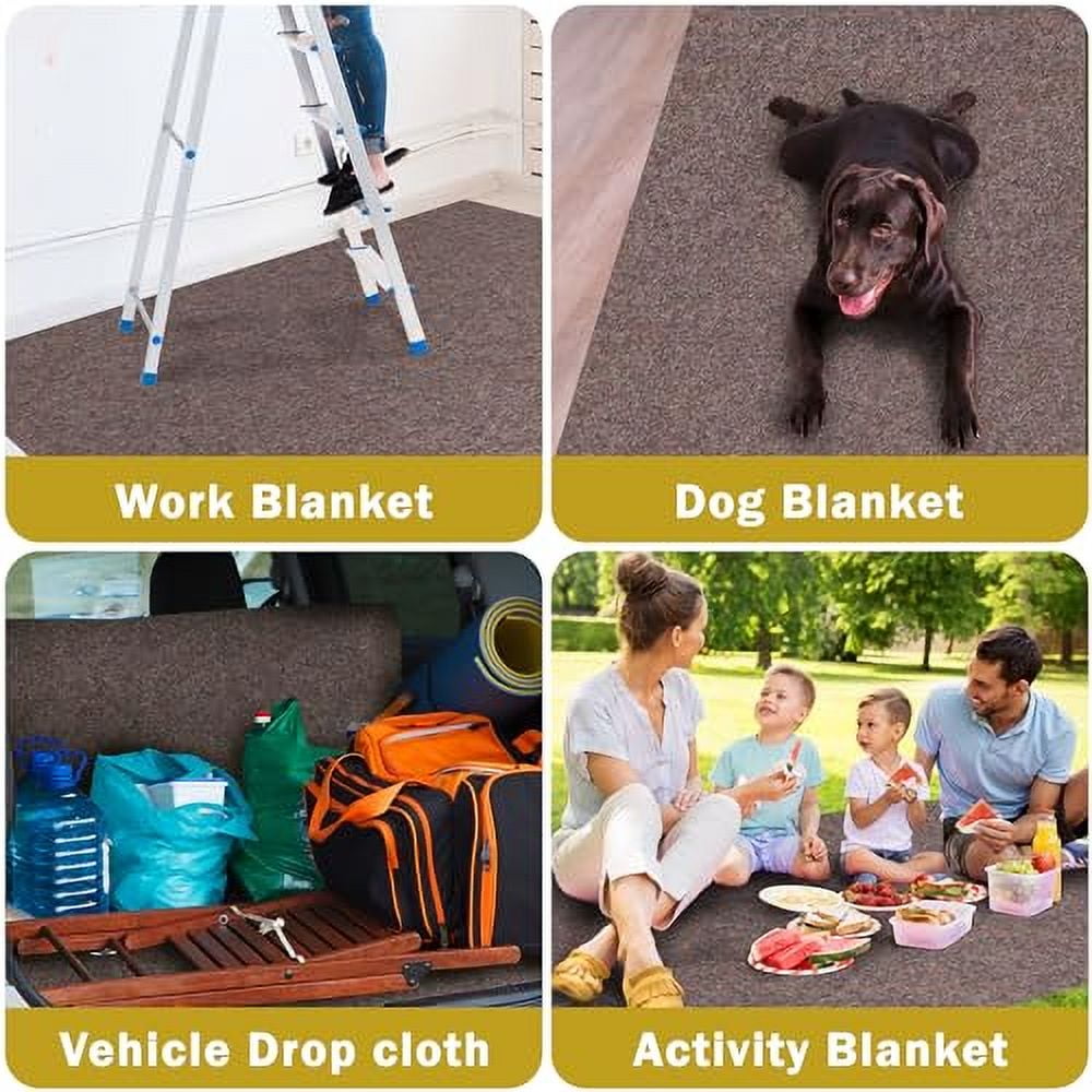 ZENY Textiles Moving Blankets 12 Pack Pro Economy Packing Shipping ...