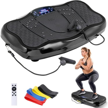 FEIERDUN Vibration Plate Exercise Machine, 330 LBS Capacity Vibration Plate for Lymphatic ...