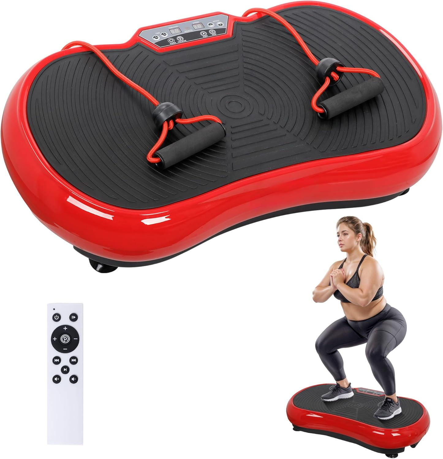 ZENY Vibration Plate Exercise Machine, Whole Body Workout Vibration ...