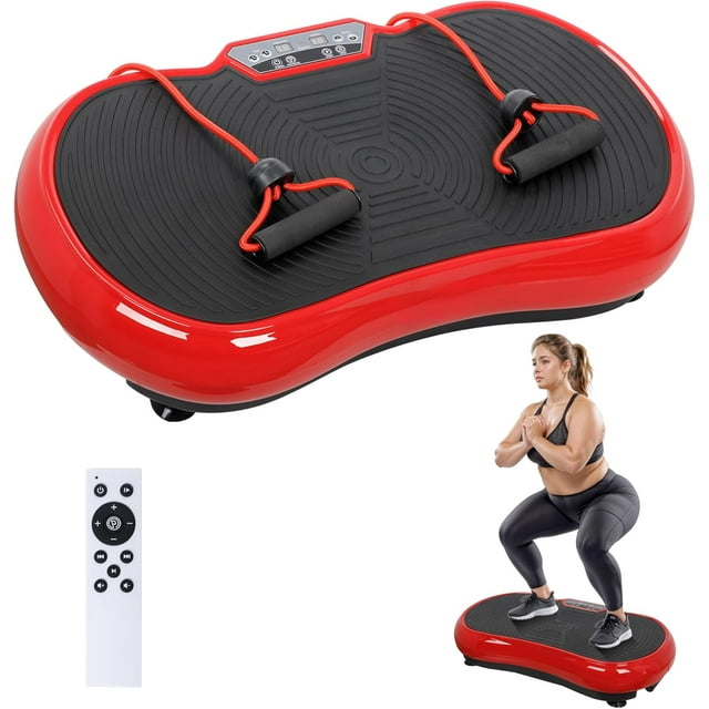 ZENY Vibration Plate Exercise Machine, Whole Body Workout Vibration Fitness Platform for Weight ...