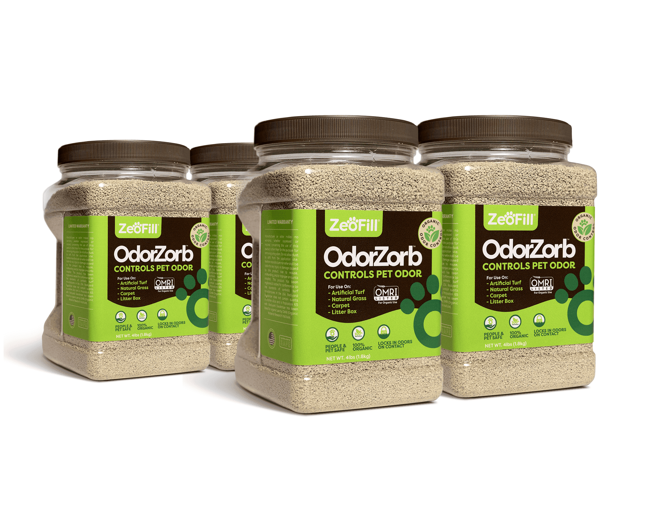 ZEOFILL Litter Box Deodorizer – Dog, Cat Odor Eliminator & Freshener ...