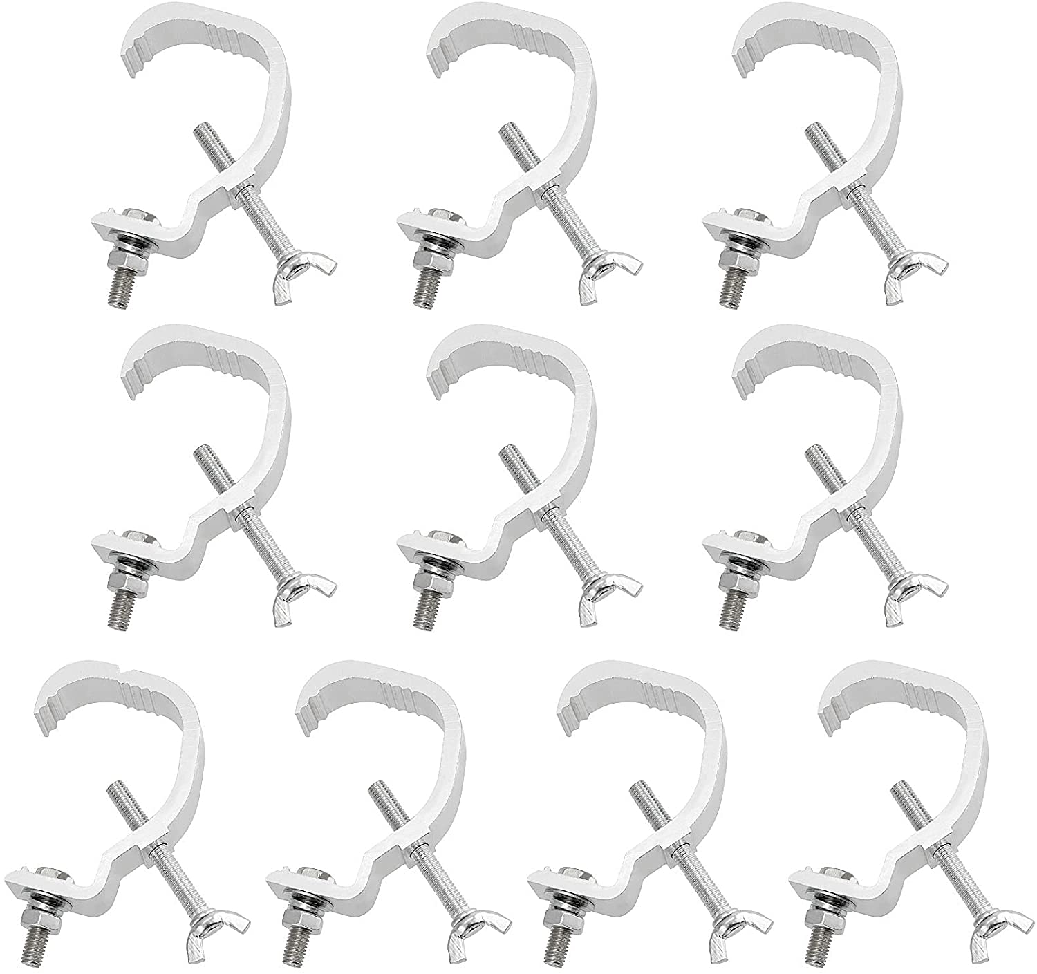 Heavy Duty Truss Clamps DJ Lighting O Clamp Mount Fits 1.5" & 2" Tubing ...