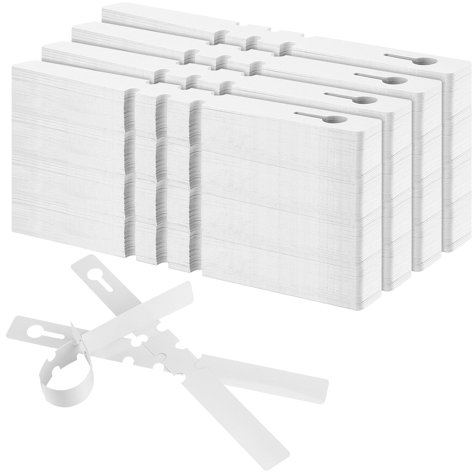 ZEONHAK 1200pcs 0.8 x 7.9 Inch White Wrap Around Plant Tags, Adjustable ...