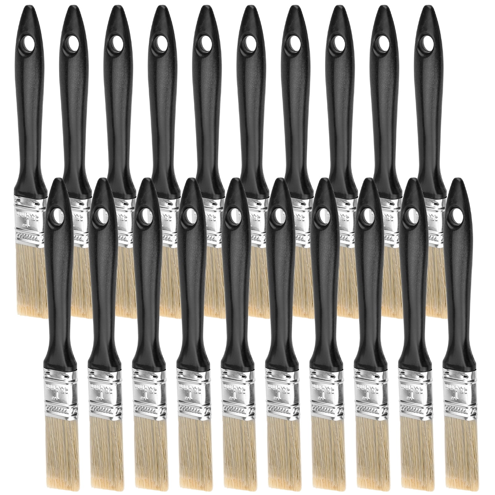 ZEONHAK 20pcs 1 Inch Chip Brushes, Flat Paint Chip Brush, Small Paint Brush for Painting ...