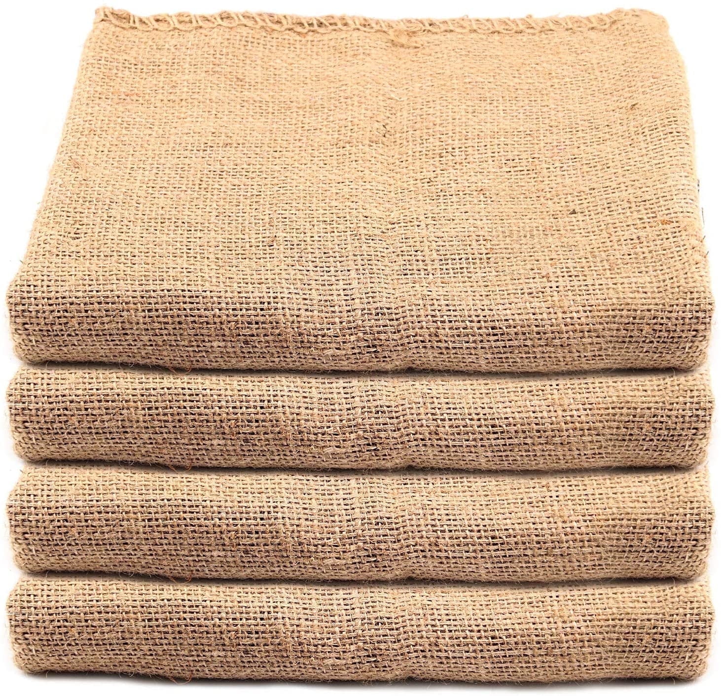 ZEONHAK 4 Pack Extra Large 40 x 24 Inch Natural Burlap Potato Sacks ...