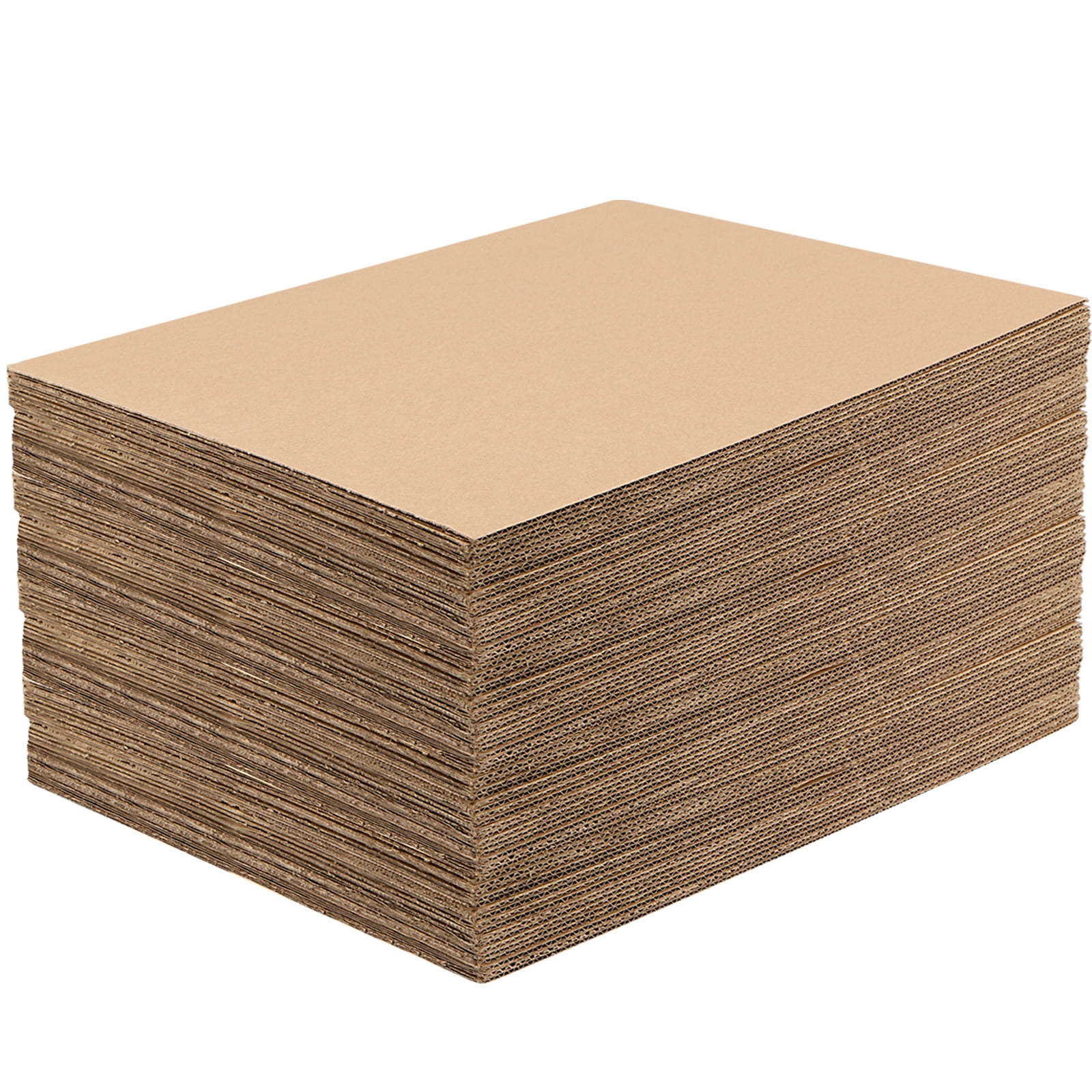 ZEONHAK 60 Pack 11 x 14 Inch Corrugated Cardboard Sheets, Flat ...