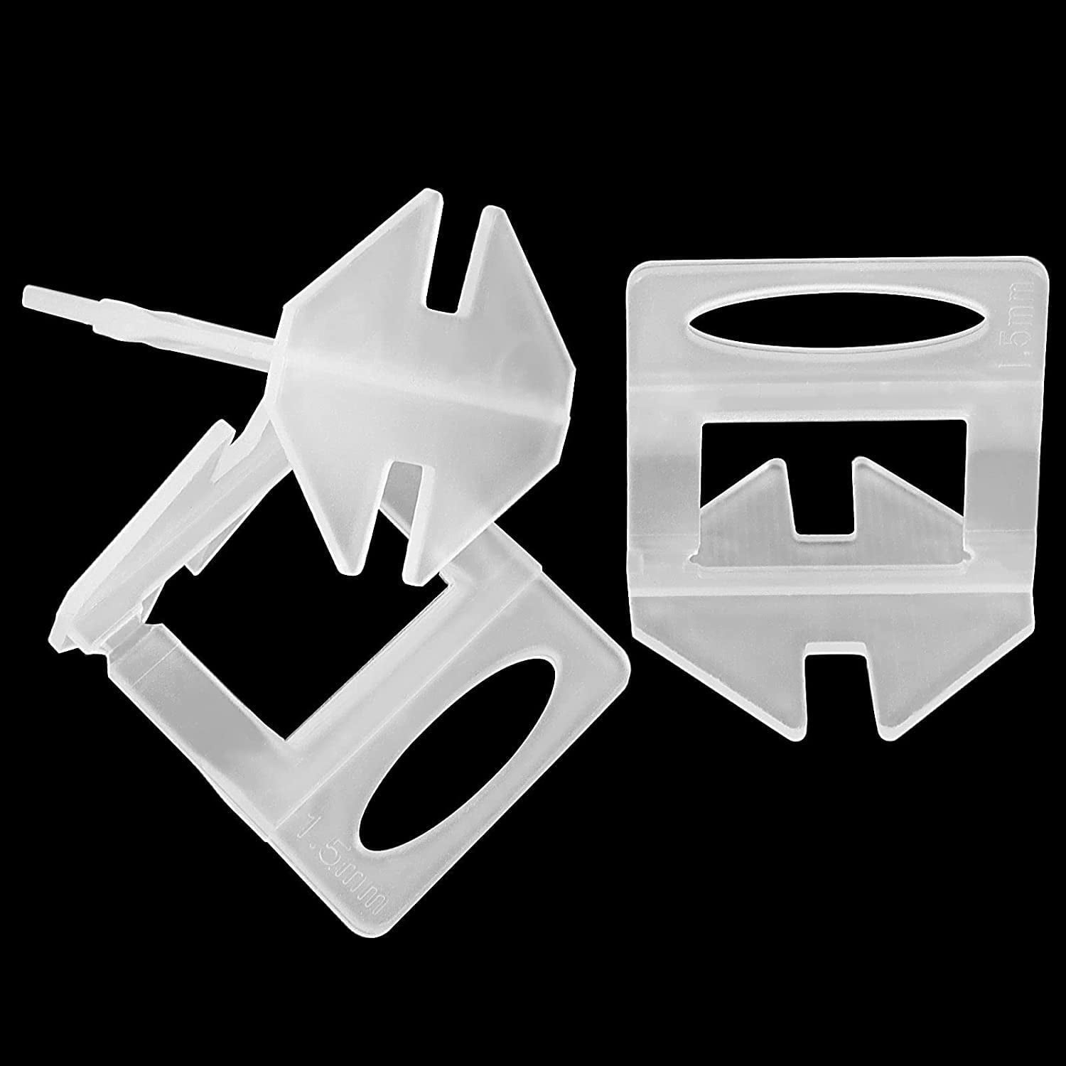 ZEONHAK 800 PCS 1/16 Inch White Tile Leveling Spacers, DIY Tiles ...