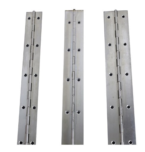 ZEONHAK 8pcs 12 Inch Silver Piano Hinge, Stainless Steel Piano Hinge ...