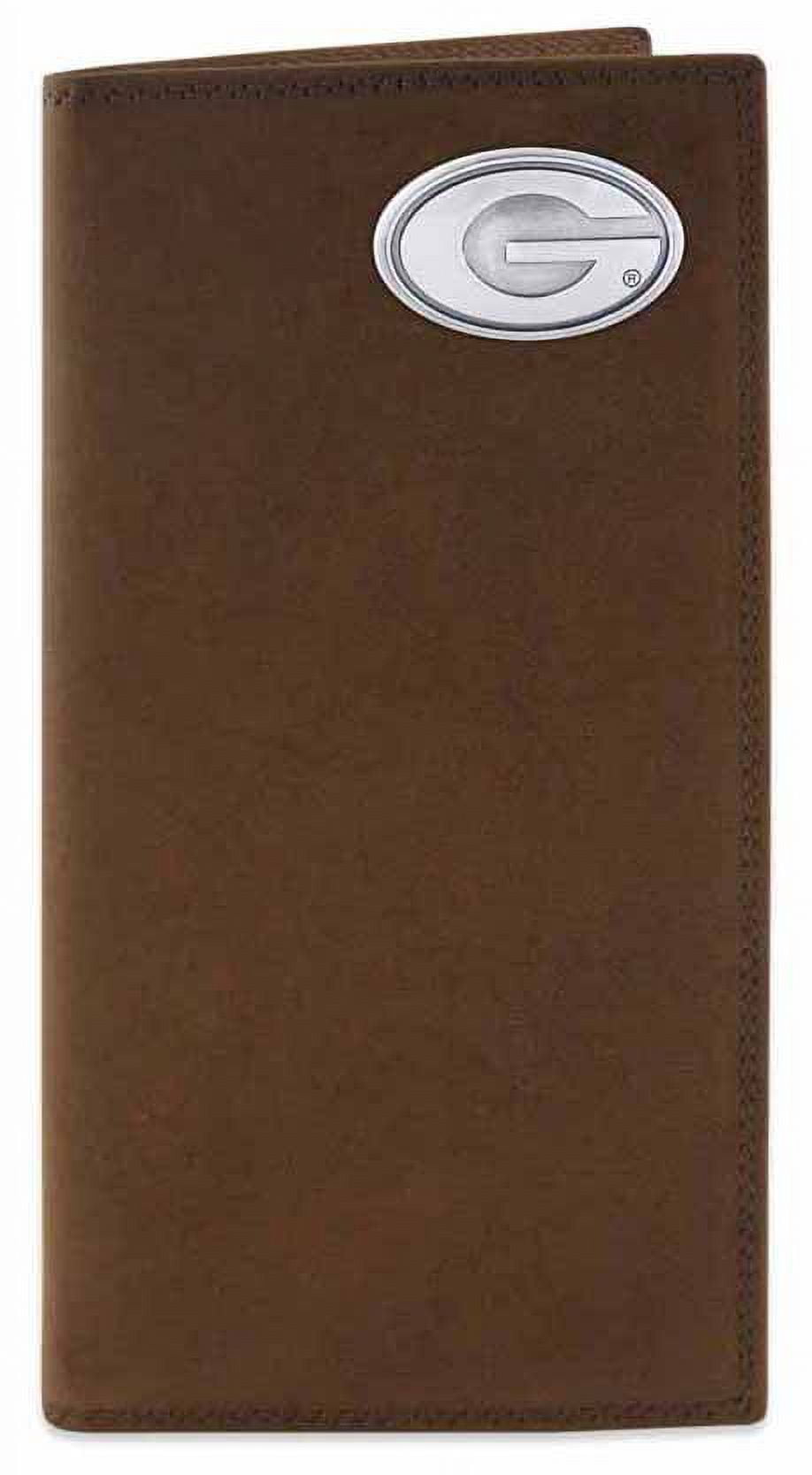 ZEP-PRO Mens Collegiate Crazy Horse Leather Wallets (Georgia) - Walmart.com