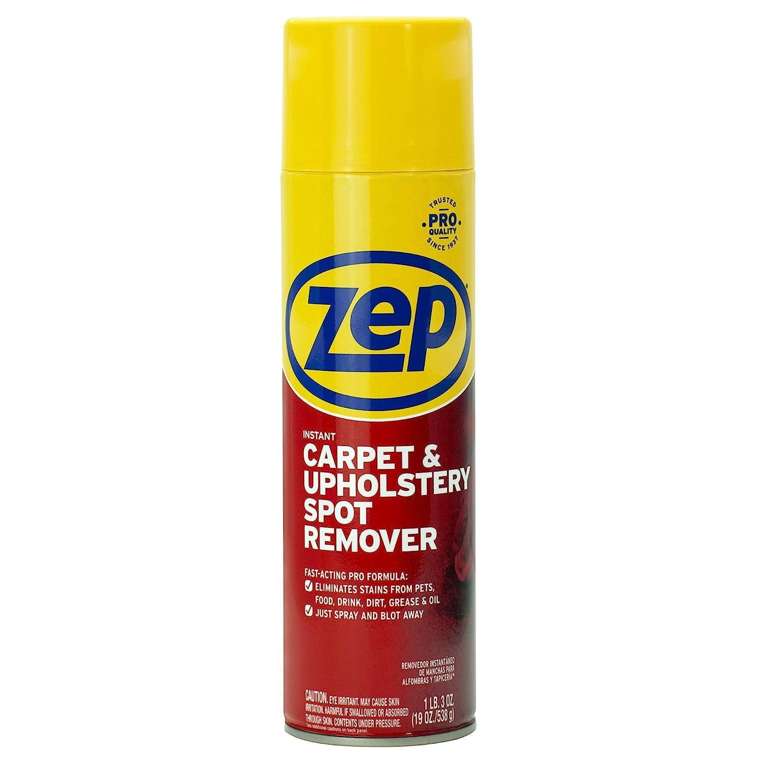 ZEP ZUSPOT19 Instant Spot and Stain Remover, 19 oz - Walmart.com