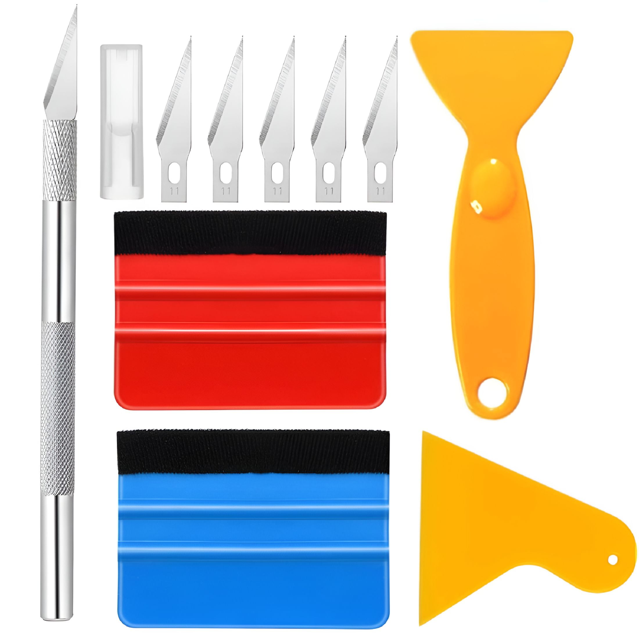 ZEPARO 1 Set Vehicle Vinyl Wrap Window Tint Film Tool Kit Car Wrapping ...