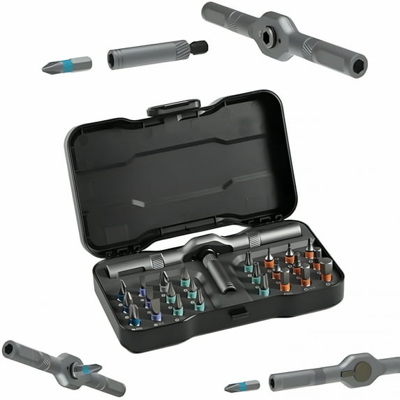 ZEPARO 24-in-1 Screwdriver Set,Multi Bit Magnetic Screwdriver Set,Allen ...